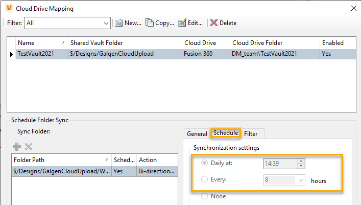 How to automate the synchronization between Vault und BIM360