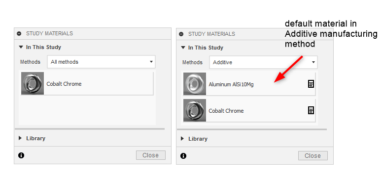Extra materials are added to the outcome in the Generative Design study in Fusion 360