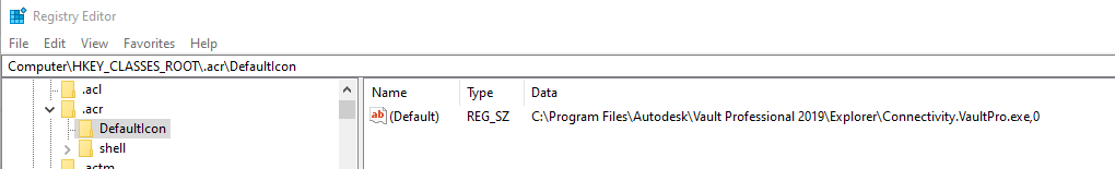 File link (.acr file) is always opened in latest Vault version in a ...