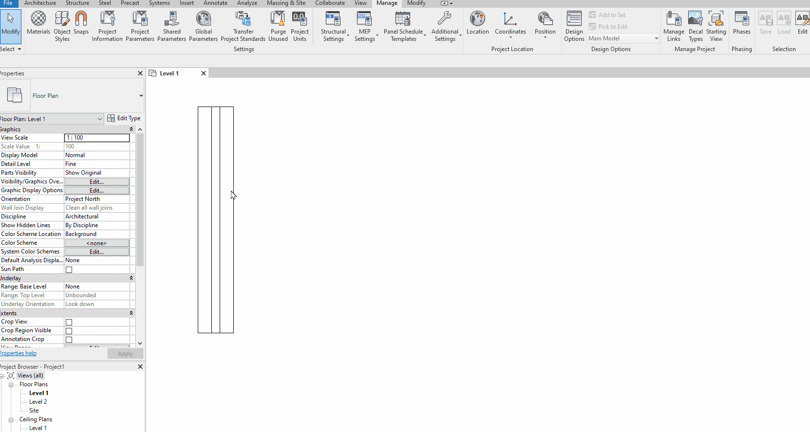Structural material color is not updated for wall foundations in Revit