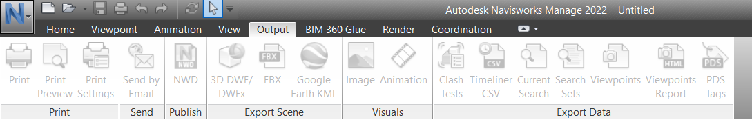 Review Tab Is Missing In Navisworks