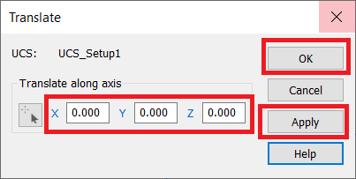 So drehen/übersetzen Sie das Setup in FeatureCAM