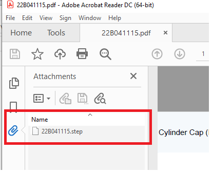 InventorのSTEPファイルに3D PDFエクスポートの問題