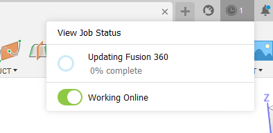 Automatic update is not working or stuck on 0% or 3% in Fusion