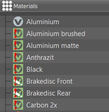 VRED freezes when in linked Materials can't be reached