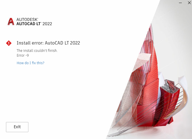 由于 DirectX 组件存在问题，安装 Autodesk 2022 或更高版本时显示“安装失败”