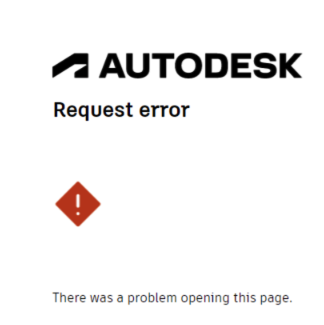“Request error There was a problem opening this page.” when signing in ...