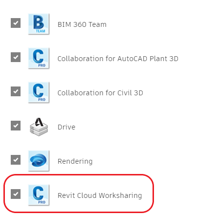 外部 BIM 360 项目成员无法访问 Revit 工作共享模型