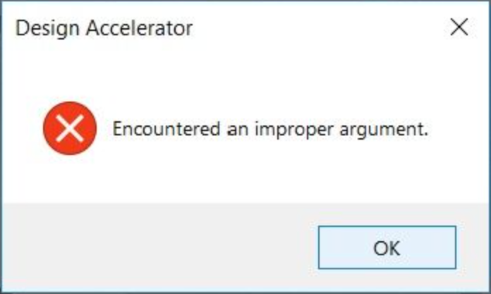 "Encountered an improper argument" in Inventor while inserting springs ...