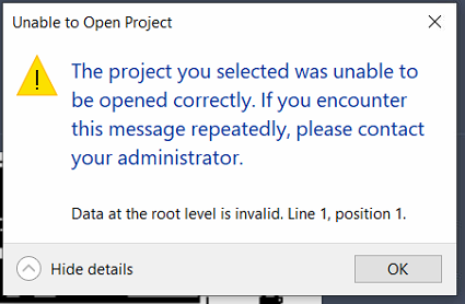 "Plant Collaboration has encountered an error." when sharing or opening ...