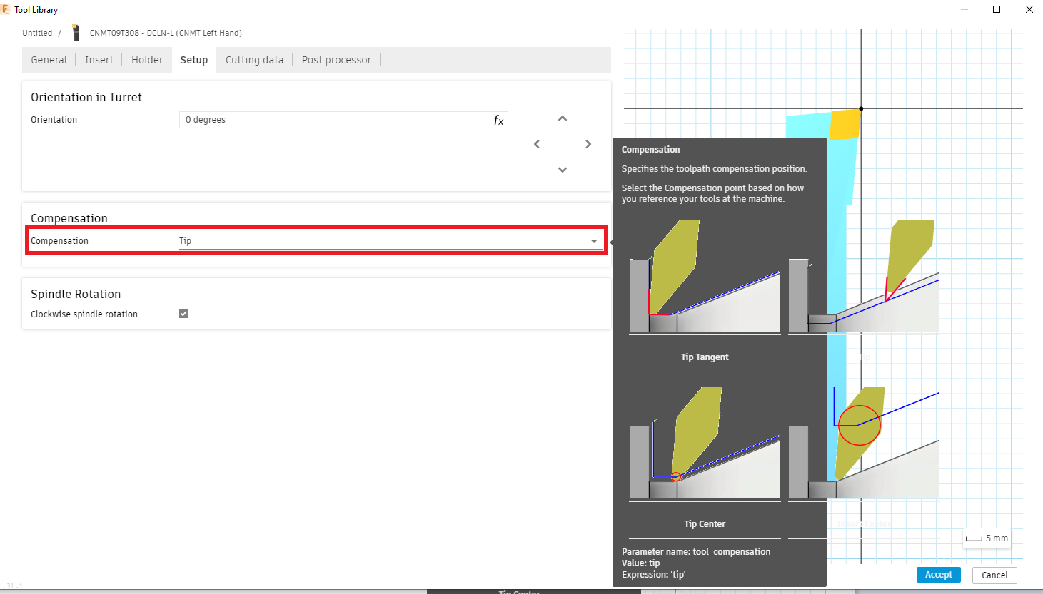 The tool does not go to the correct position while turning in Fusion 360 Manufacture