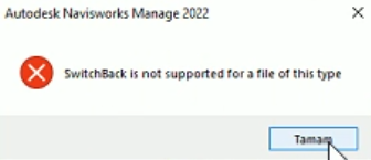 "SwitchBack is not supported for a file of this type" when trying to ...