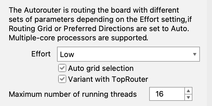 Autorouter feature on board hangs or not responding in Fusion Electronics