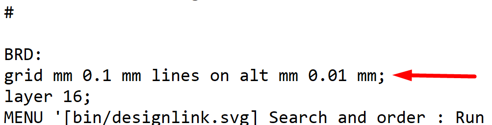 How to set the default grid in the board in EAGLE