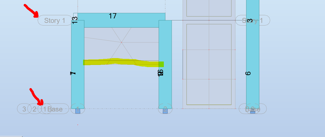 "Walls without supports" message while Load Take Down model calculation in Robot Structural Analysis