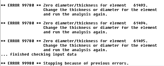 Midplane mesh thickness assigned on flat property not obeyed in Moldflow