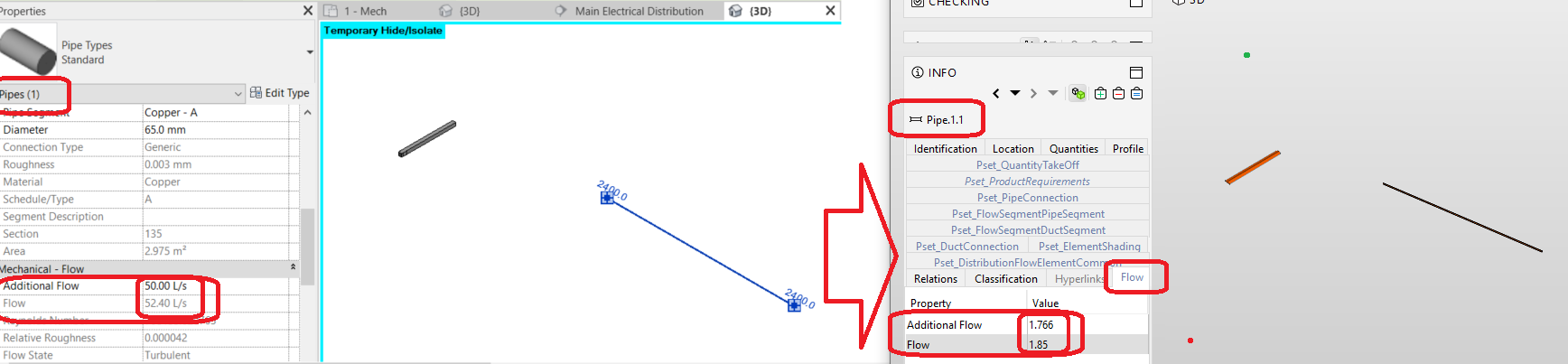 Unable to export to IFC MEP Flow to SI units from Revit
