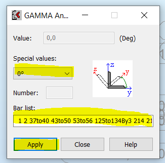 How to modify local system axes orientation for bar members in Robot Structural Analysis