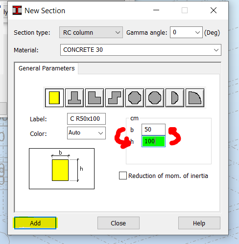 Bar member local y and z axis aligning with global system of ...