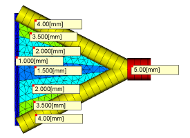 How to model a fan or flash gate in Moldflow