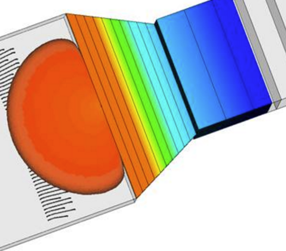 How to model a fan or flash gate in Moldflow