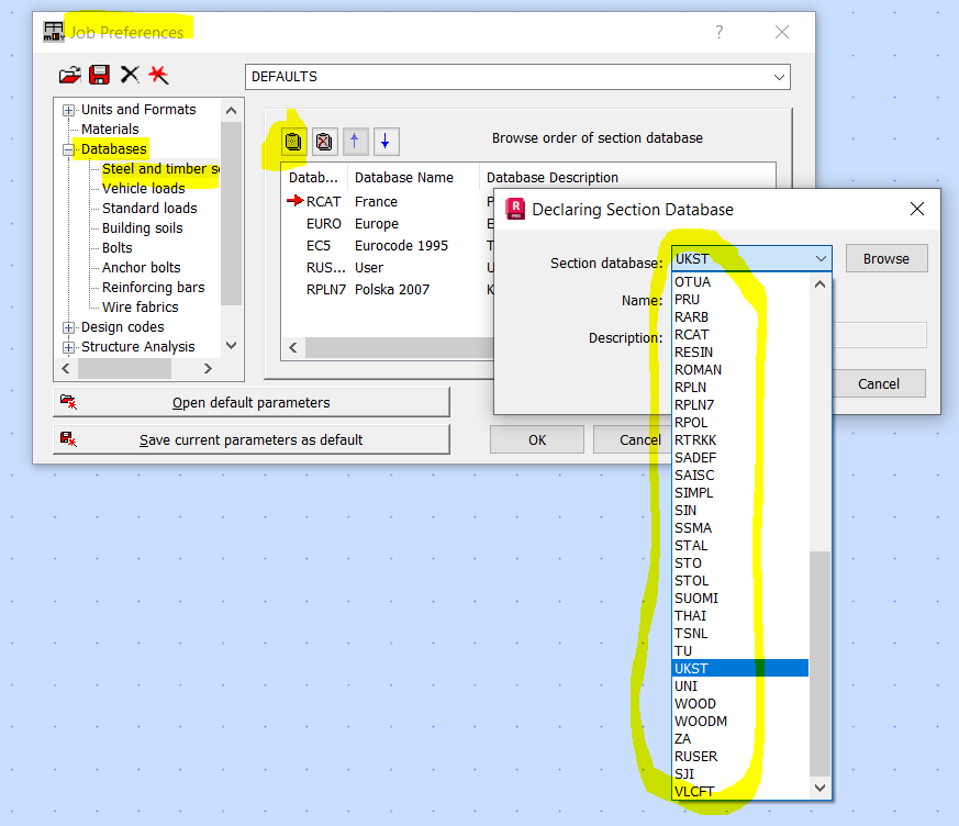 Defined bar section name is not recognized when runing dynamo script for Robot Structural Analysis