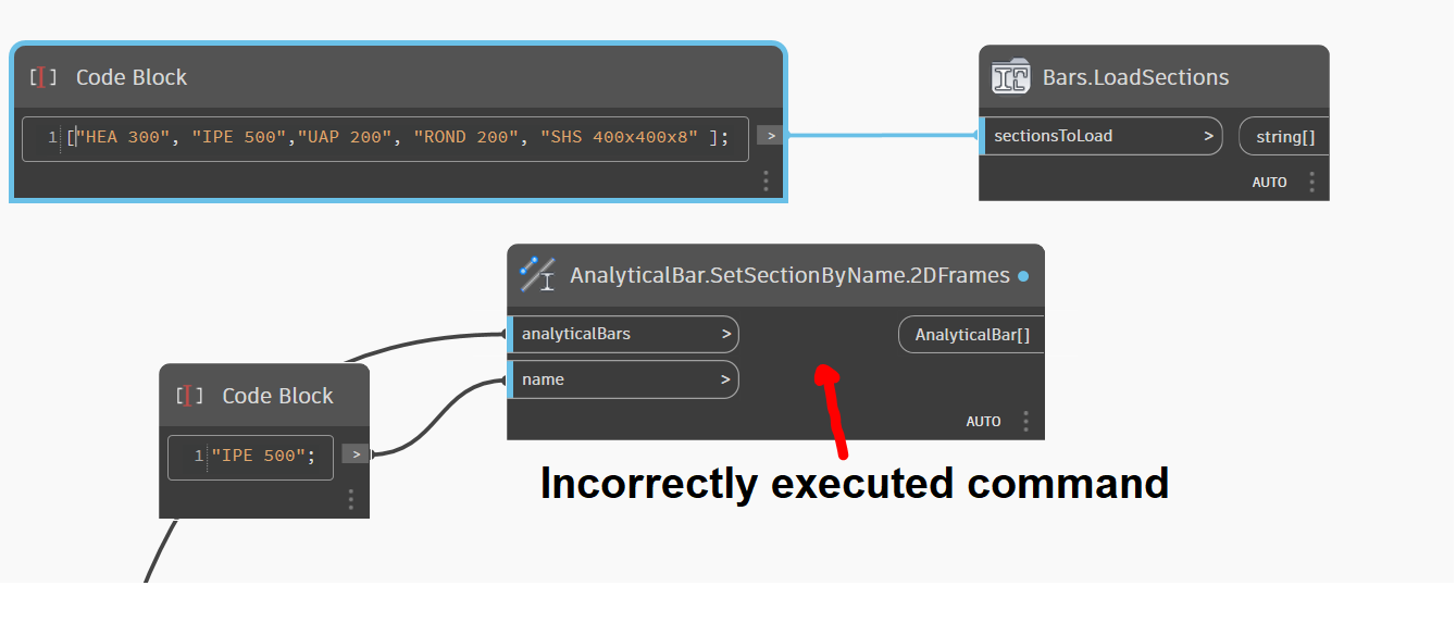 Script in Dynamo for Revit freezes while assigning section loaded from databases to analytical ...