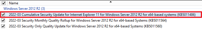 安装 Windows Server 2012 R2 的安全更新KB5011486后，Revit 和 Revit Server 之间的同步无法完成