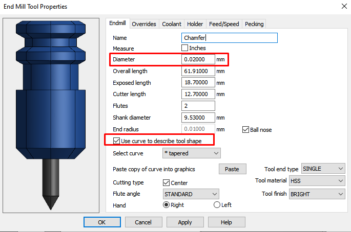 How to chamfer an eccentric edge on a TurnMILL using FeatureCAM