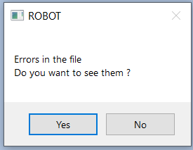 "Errors in the file" while STAAD Pro file import to Robot Structural Analysis