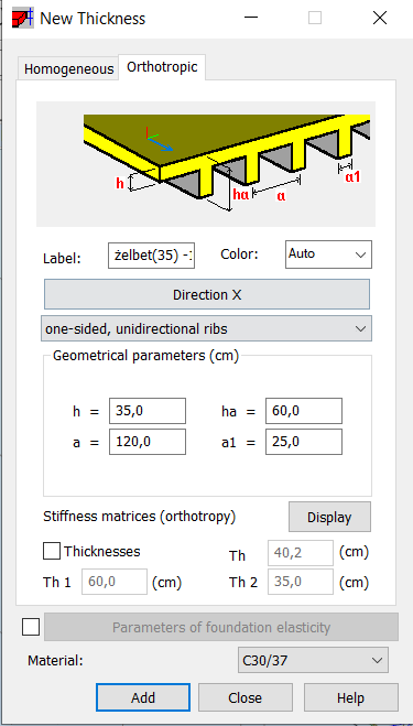 "Instability of type 1" followed by walls extensive displacement while ...