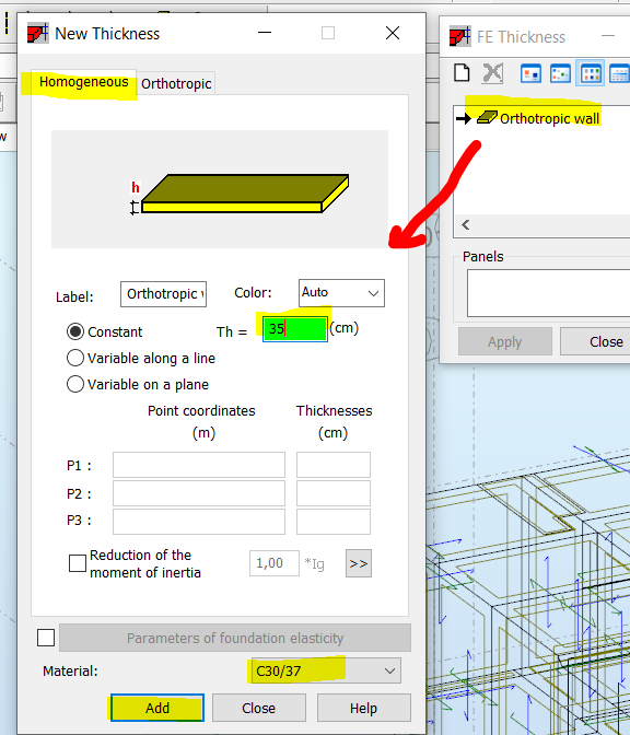 "Instability of type 1" followed by walls extensive displacement while ...