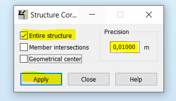 How to delete duplicated nodes in Robot Structural Analysis