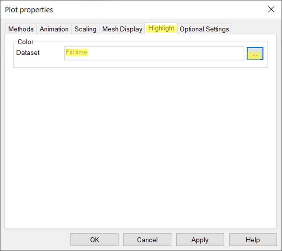 Is it possible to display weld line result at specific points in time ...