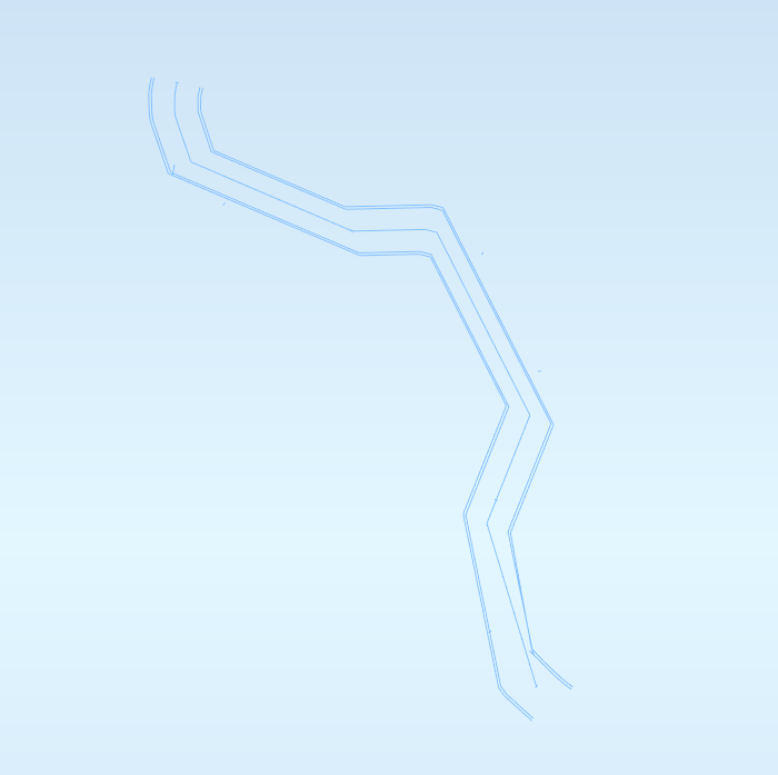 对于导入到 Robot Structural Analysis 的 Dwg Dxf 背景，弯曲图元几何图形无法正确显示