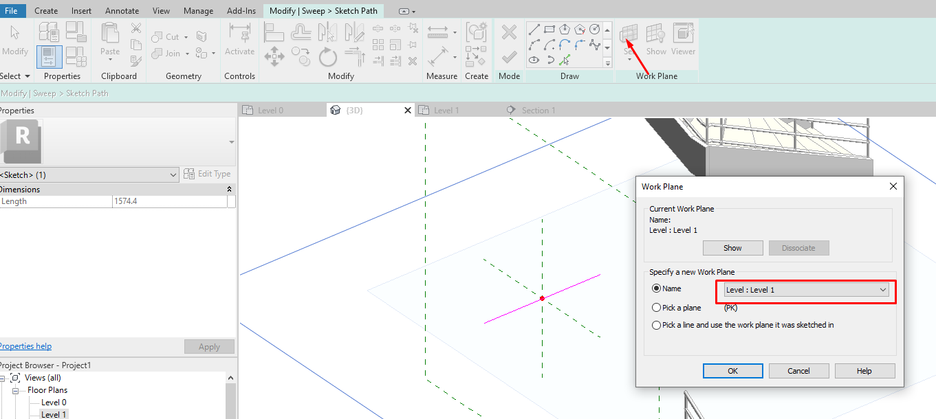 Stair Families created as model in-place not correctly assigned to the ...