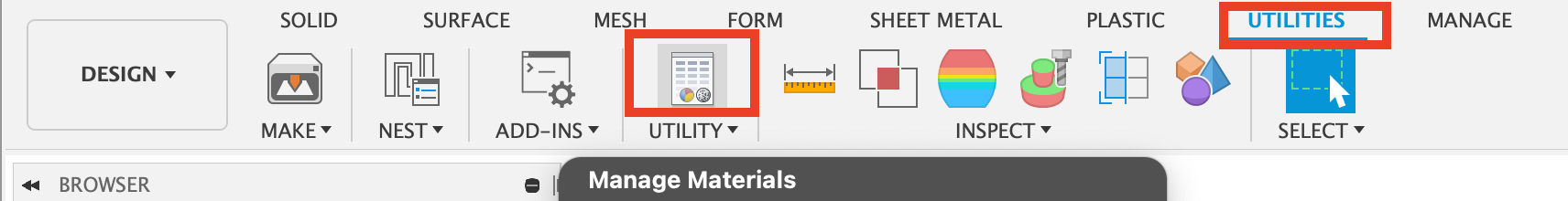 Sharing materials and appearances in Fusion.