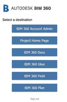 Accessing Document Management in a BIM 360 project redirects to 'Select ...