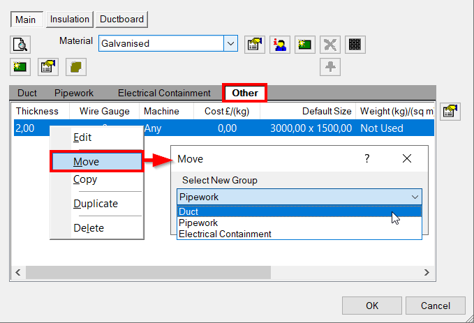 "There is nothing to nest" when automatically nesting in CAMduct