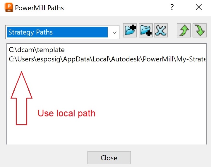 Project and toolpath template opening slow in PowerMill