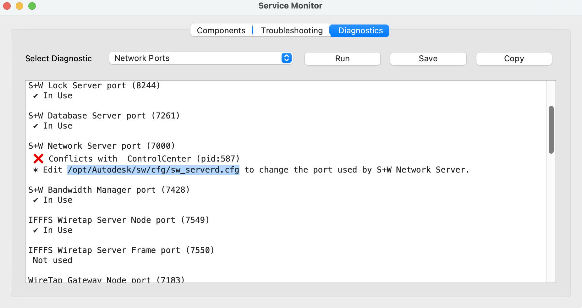 "Stone+Wire Server Not Respond" when launching Flame