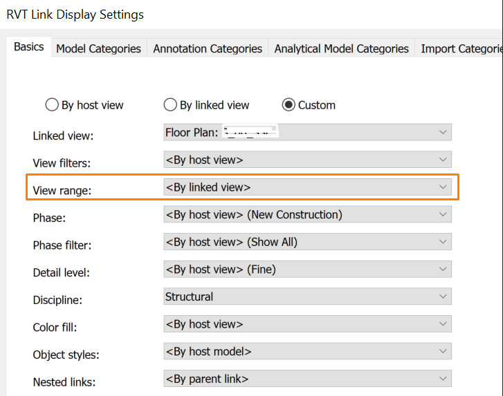 How to display structural elements from linked file on top of architectural elements in Revit ...