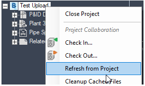 无法将模型图形检入到 AutoCAD Plant 3D 的协作项目中