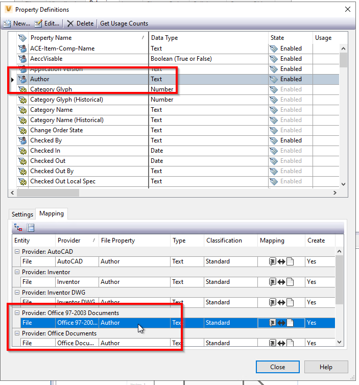 Vault 中 MS Office 文档的“作者”特性值错误