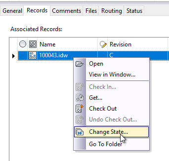 How to change state for files and items when they are restricted by Vault Change Orders?