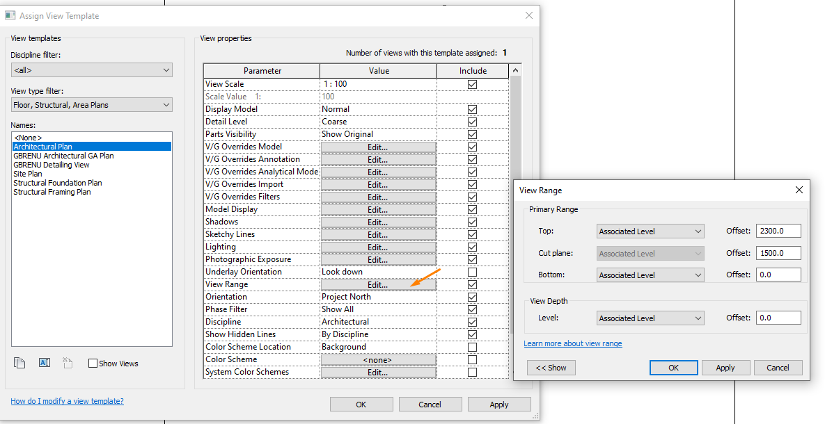 Elements missing from the view when specific view template is applied ...