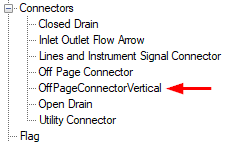 How to have different P&ID Off Page Connectors symbols for vertical and ...