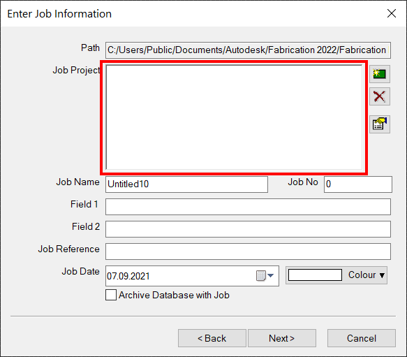 Projects Folder Missing within New Job wizard and Job Browser in ...