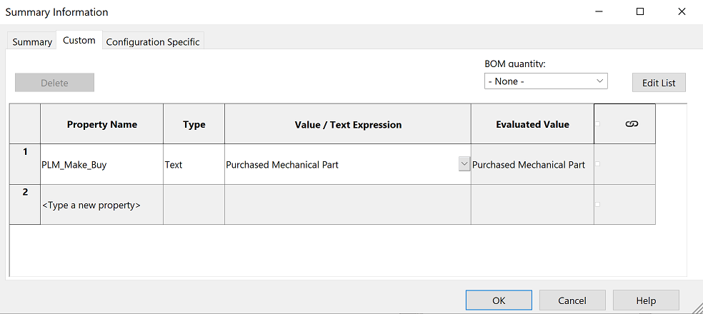Help | How can I create specific item types in Upchain when registering an assembly? | Autodesk