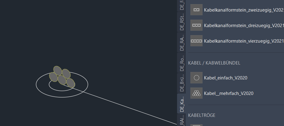 How to show the cables in a corridor created with assemblies for cable ...